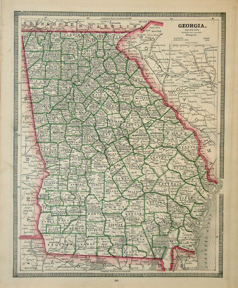 Georgia – The Old Map Gallery