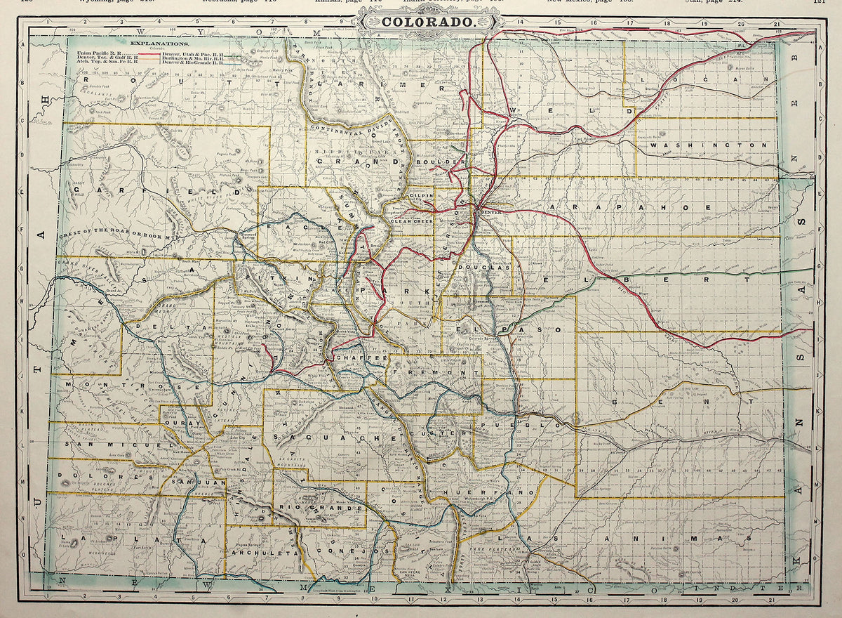 (CO.) Colorado – The Old Map Gallery