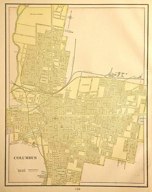 Map of Columbus – The Old Map Gallery