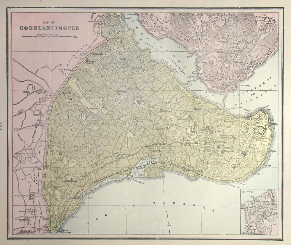 Constantinople – The Old Map Gallery