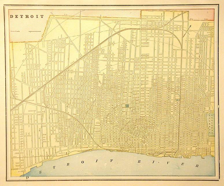 Detroit – The Old Map Gallery
