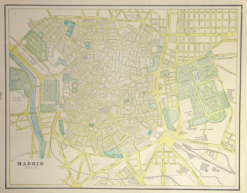 Madrid – The Old Map Gallery