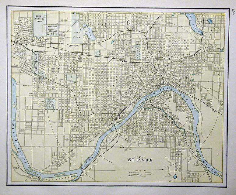 Map of St. Paul – The Old Map Gallery