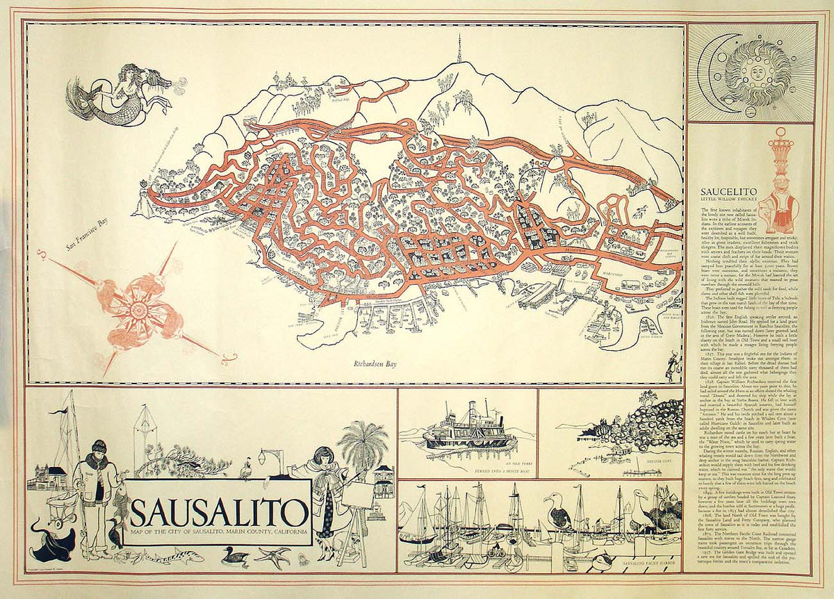 (Ca. - Sausalito) Sausalito – The Old Map Gallery