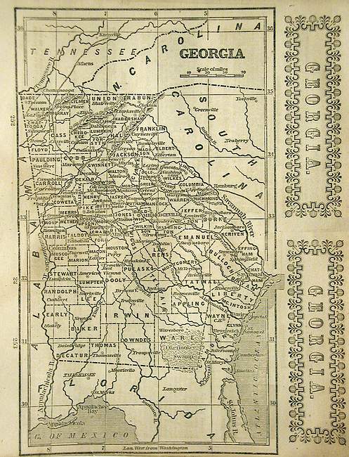 Georgia – The Old Map Gallery
