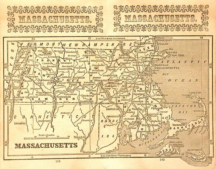 Massachusetts – The Old Map Gallery