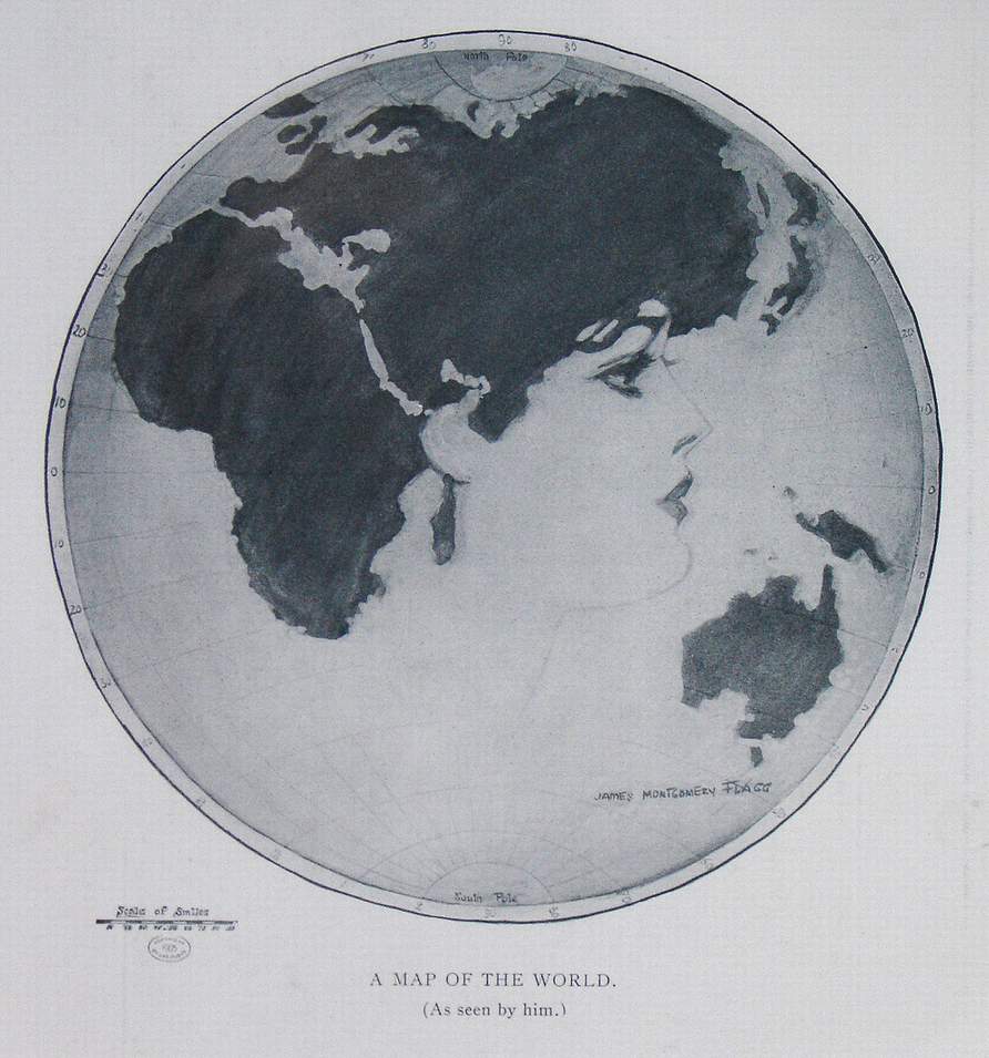 A Map of the World. (As seen by him.) – The Old Map Gallery