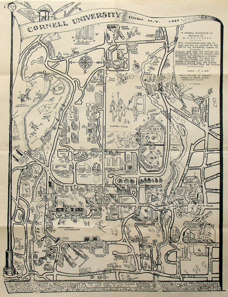 (NY - Ithaca) Cornell University – The Old Map Gallery