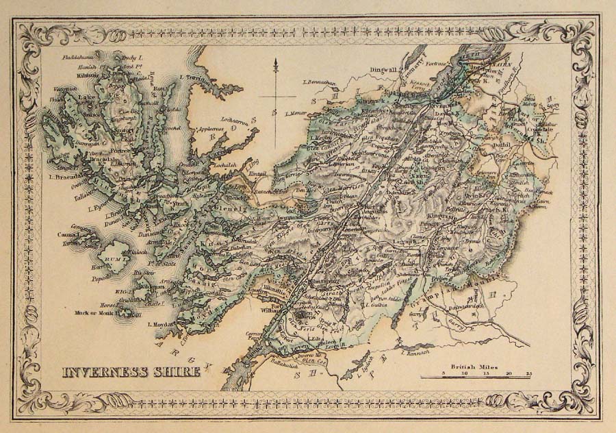 Inverness Shire – The Old Map Gallery