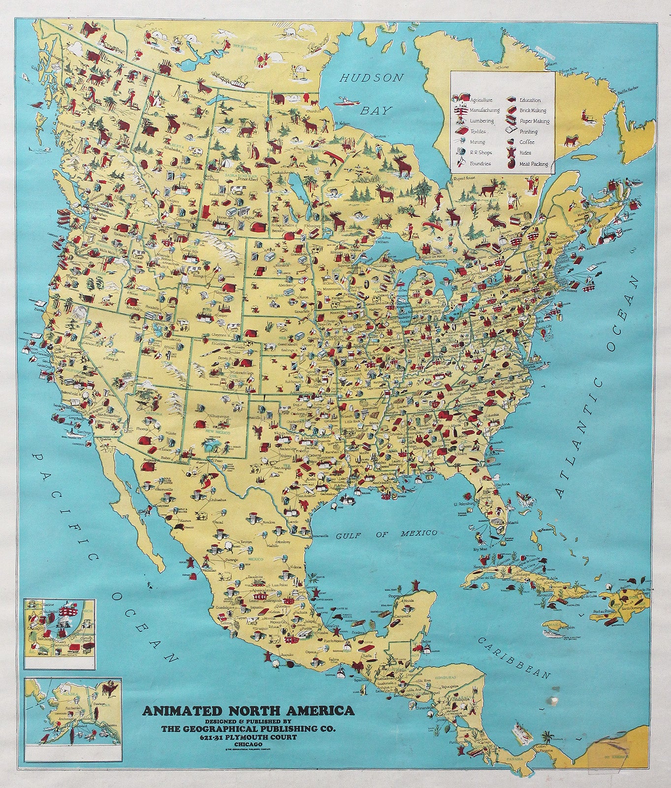 (North America) Animated North America... – The Old Map Gallery