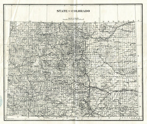 (CO.) State Of Colorado – The Old Map Gallery