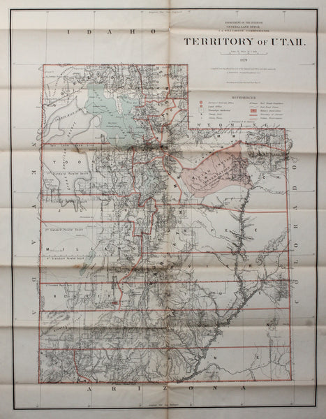 (UT) Territory of Utah – The Old Map Gallery