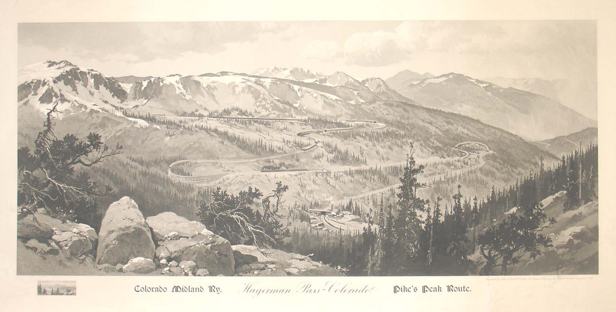 (Colorado) Hagerman Pass Colorado... – The Old Map Gallery