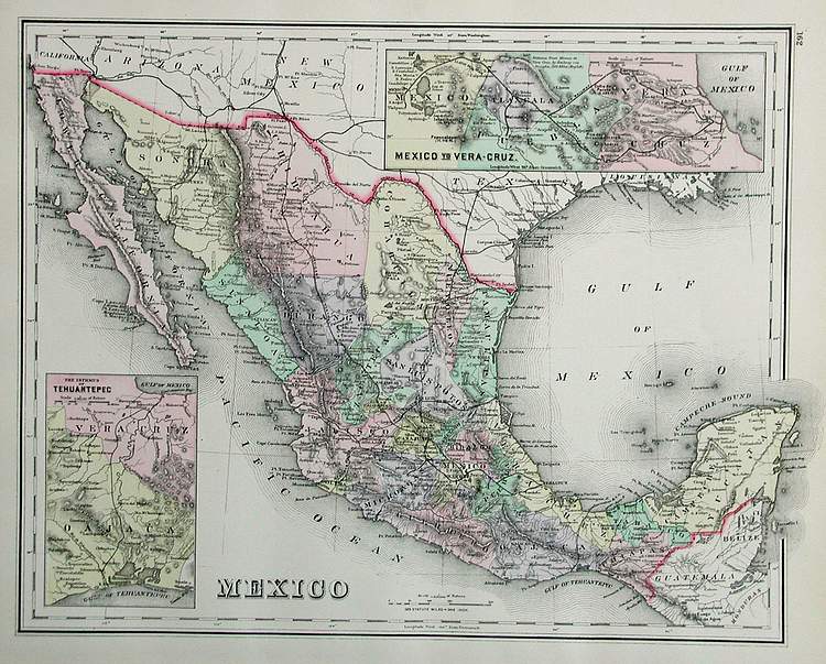 Mexico – The Old Map Gallery