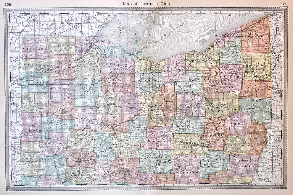 Map of Northern Ohio – The Old Map Gallery