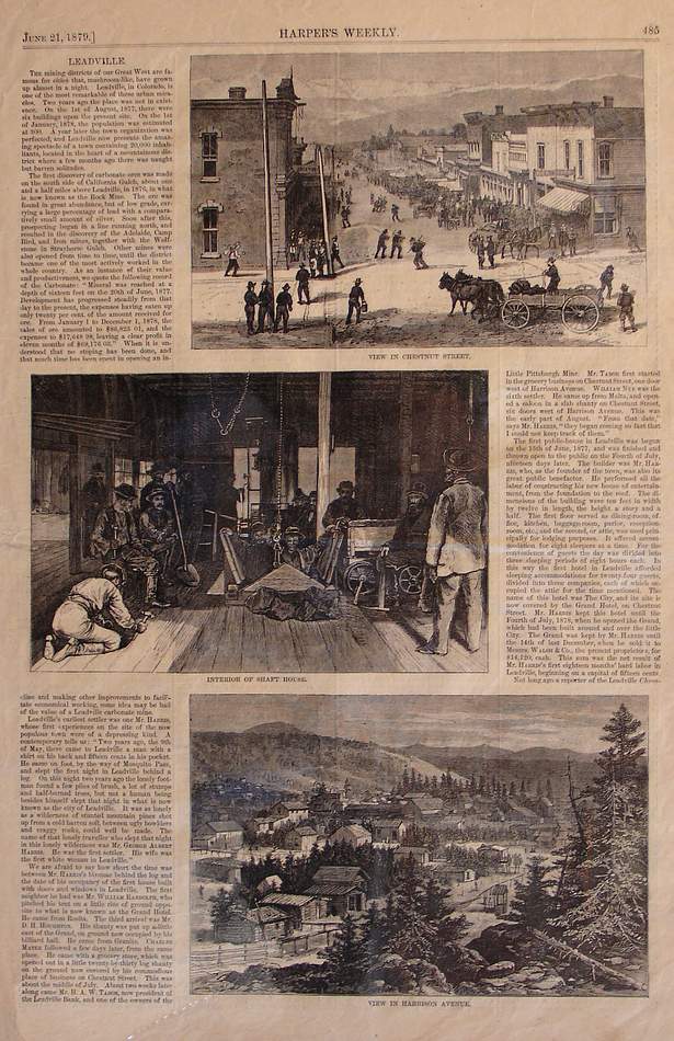 Leadville (mining) – The Old Map Gallery