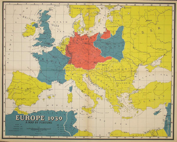 Europe 1939 – The Old Map Gallery