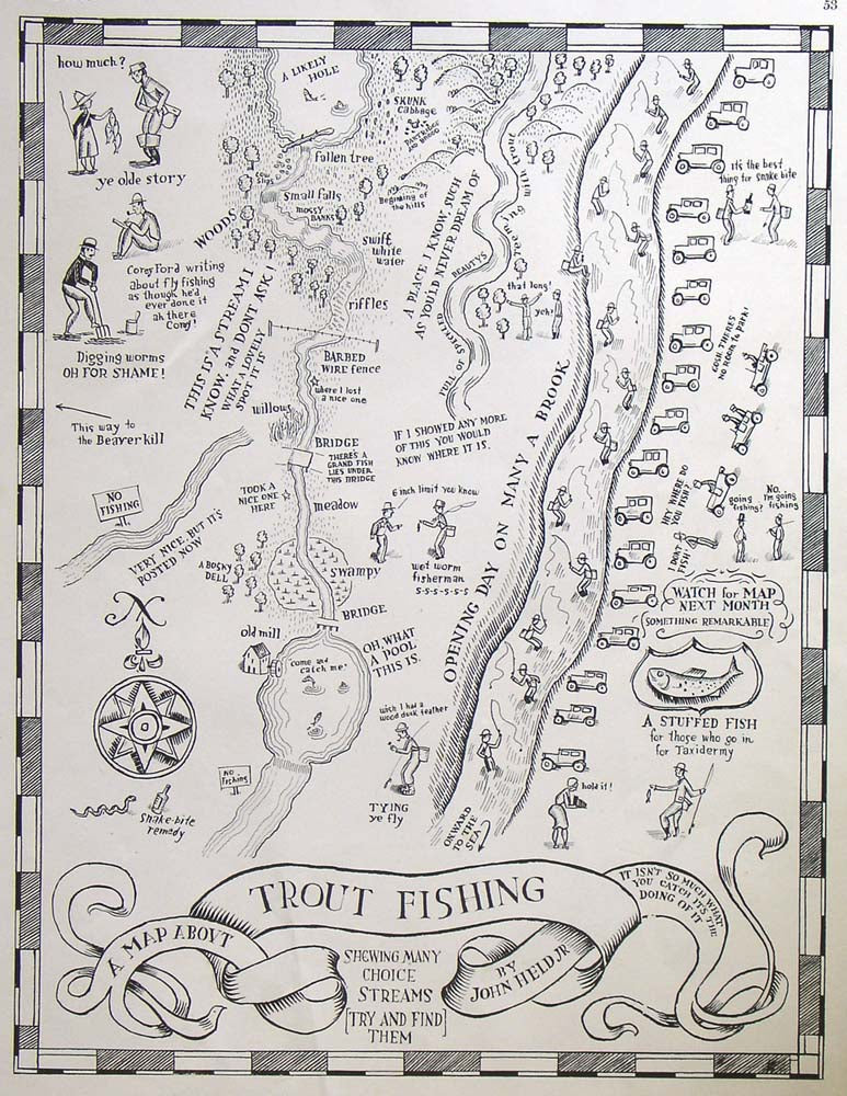 A Map About Fishing – The Old Map Gallery