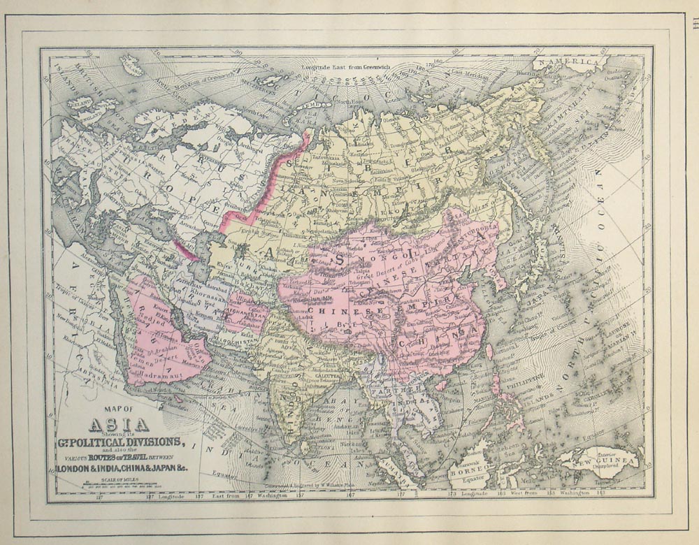 Map of Asia... – The Old Map Gallery