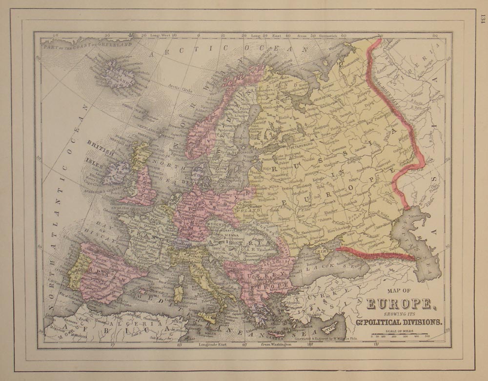 Map of Europe... – The Old Map Gallery