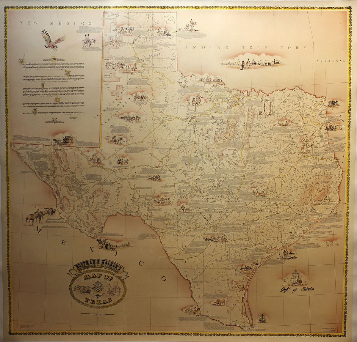 (TX.) Map of Texas... – The Old Map Gallery