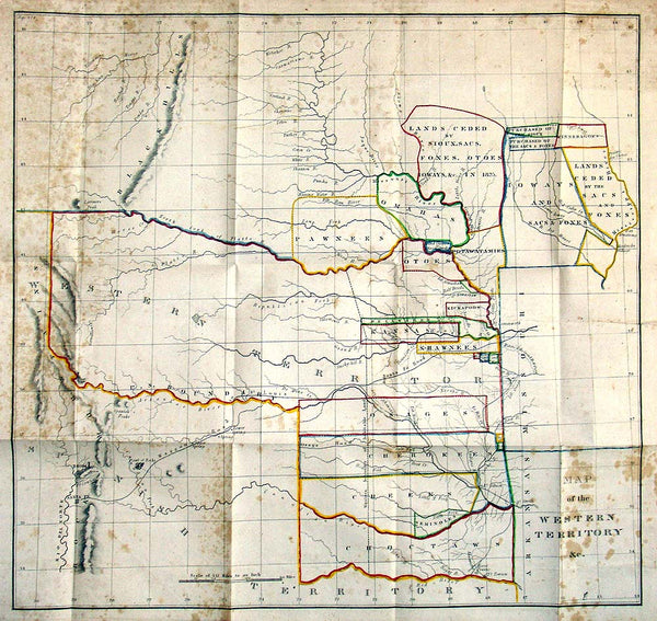(West) Map of the Western Territory &c. – The Old Map Gallery