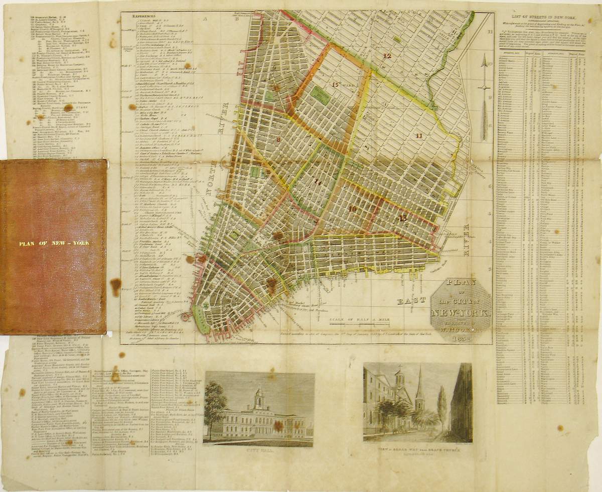 (New York – NYC) Plan of the CITY of NEW-YORK – The Old Map Gallery