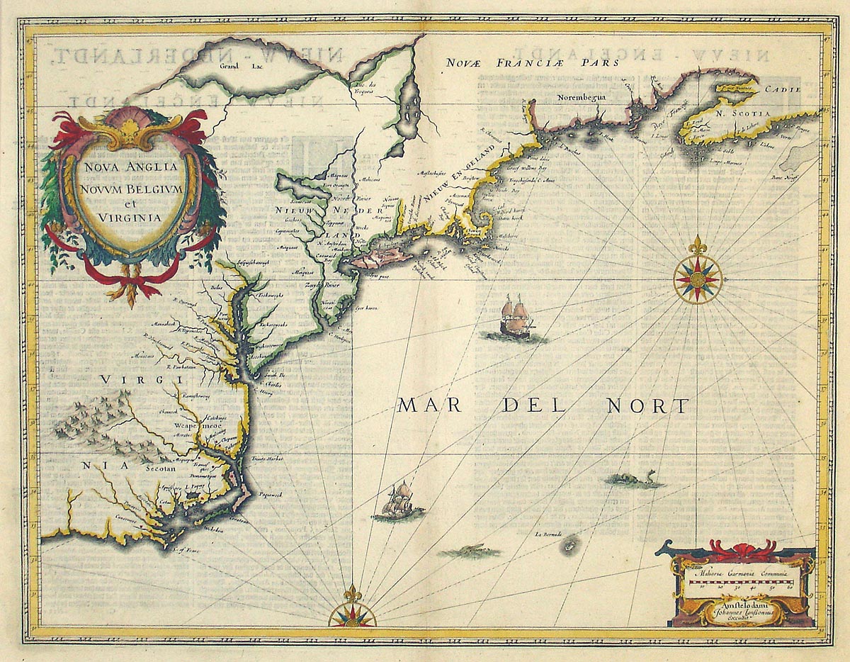 Nova Anglia Novum Belgium et Virginia – The Old Map Gallery