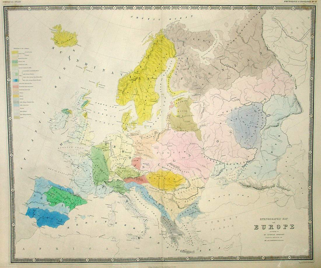 Ethnographic Map of Europe – The Old Map Gallery