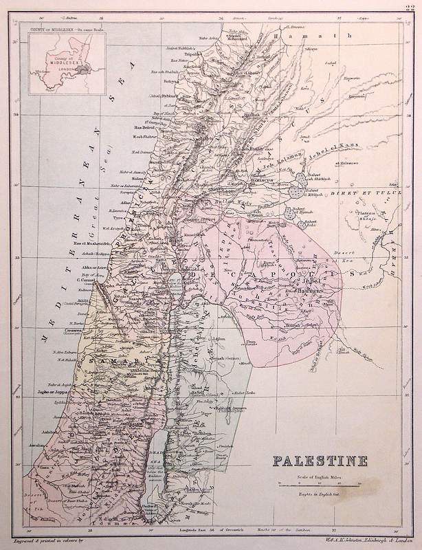 Palestine – The Old Map Gallery
