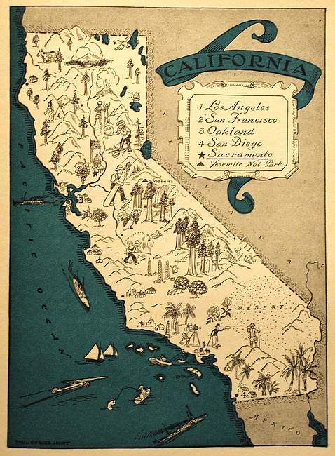 California – The Old Map Gallery