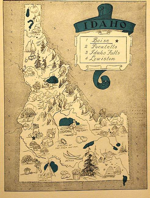 Idaho – The Old Map Gallery
