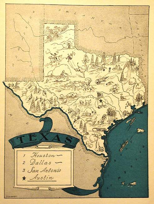 Texas – The Old Map Gallery