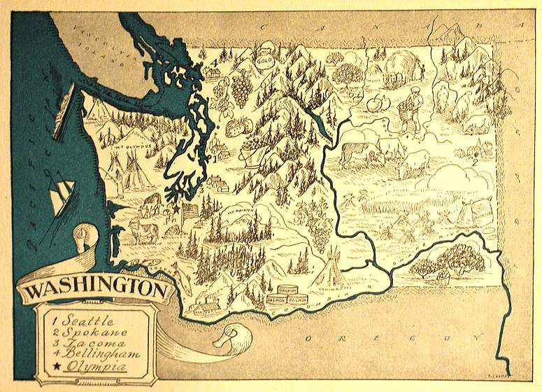 Washington – The Old Map Gallery