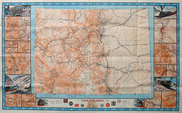 Colorado Railroad Map – The Old Map Gallery