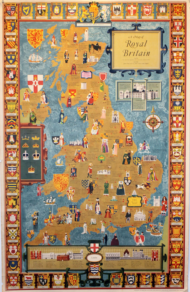 (Britain) A Map of Royal Britain – The Old Map Gallery
