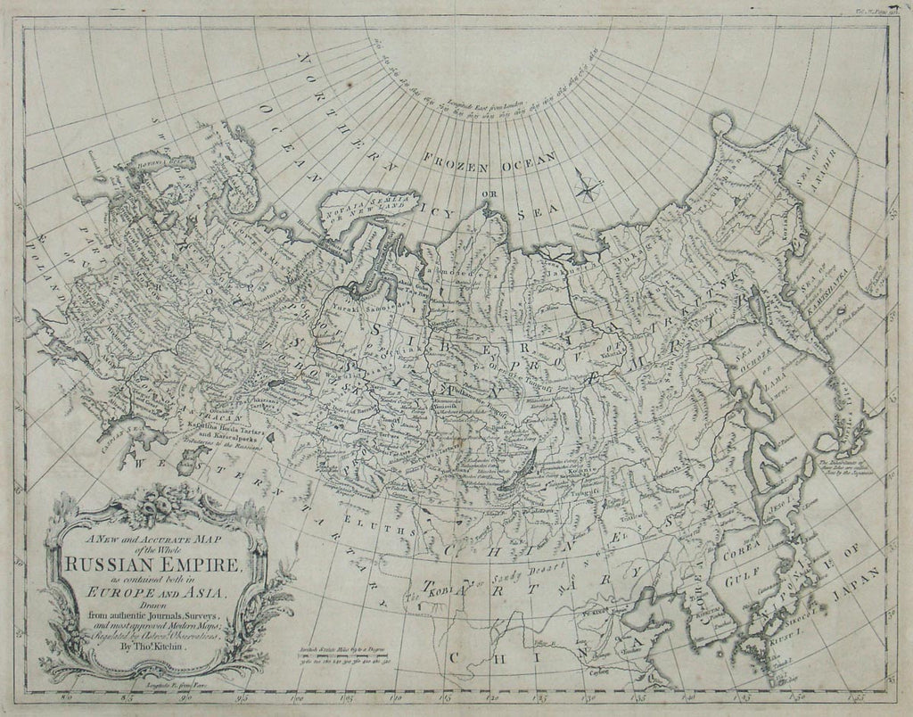 (Russia) A New and Accurate Map of the Whole Russian Empire – The Old ...
