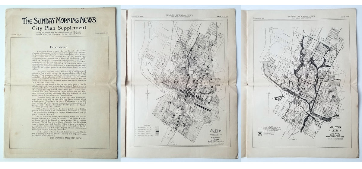(TX.-Austin) City Plan Supplement – The Old Map Gallery