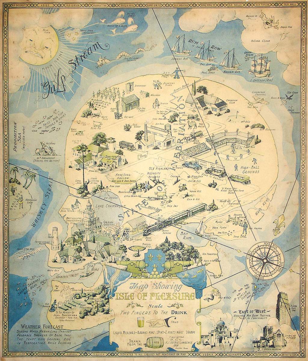 (Alcohol & Prohibition) Isle of ... – The Old Map Gallery