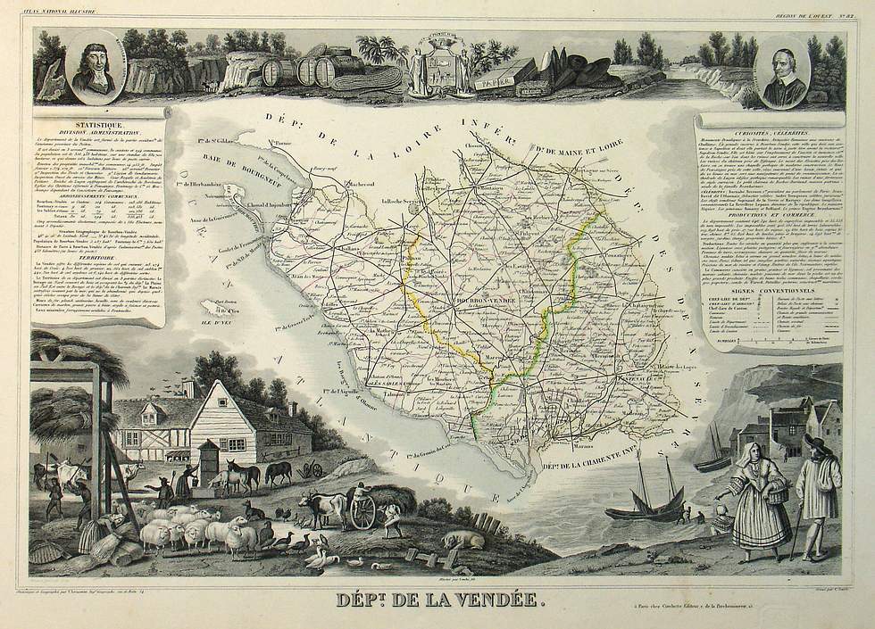 Dept. De La Vendee – The Old Map Gallery