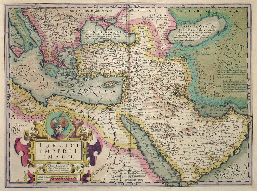 (Middle East) Turcici Imperii Imago – The Old Map Gallery