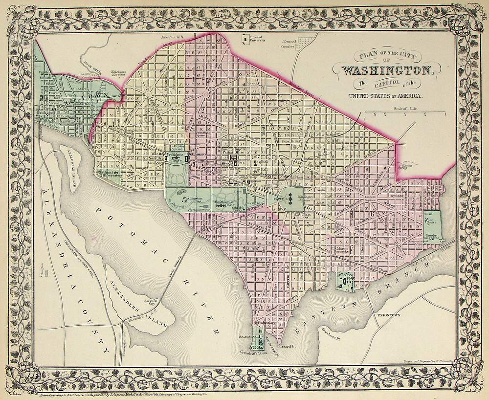 City of Washington – The Old Map Gallery