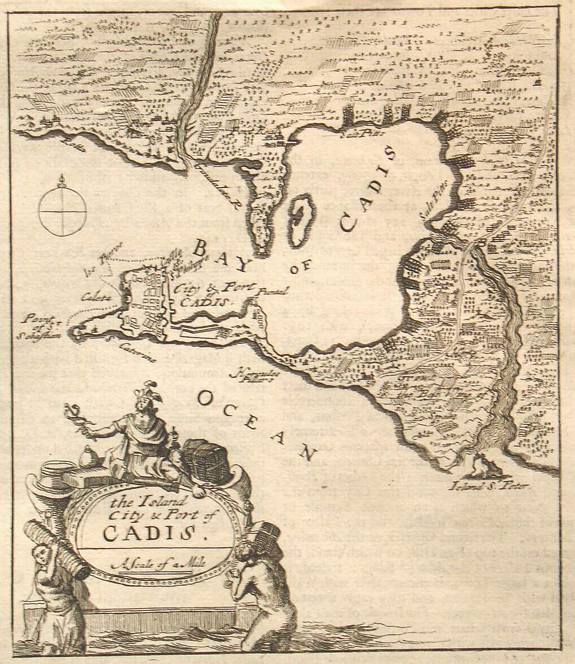 the Island City & Port of Cadis – The Old Map Gallery