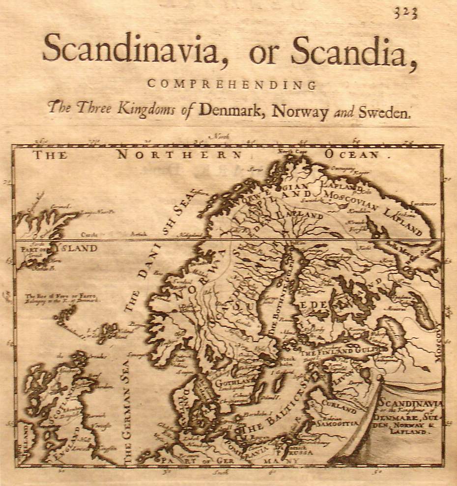 Scandinavia, or Scandia – The Old Map Gallery