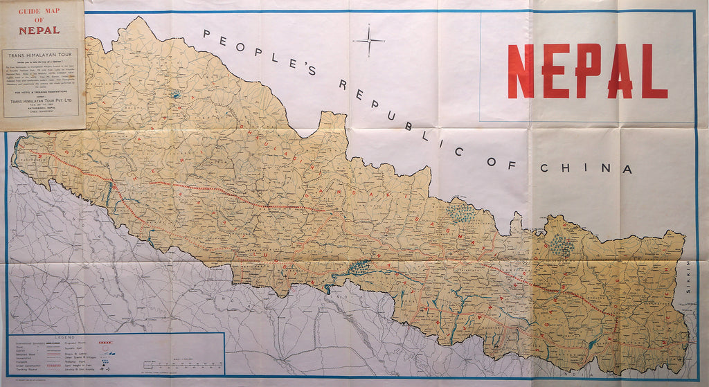(Nepal) Nepal – The Old Map Gallery