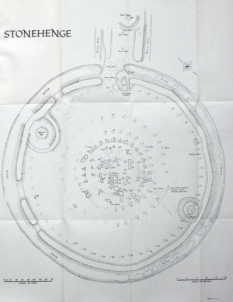 (England-Stonehenge) Stonehenge – The Old Map Gallery