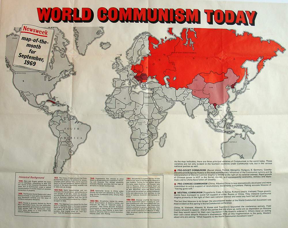 (World) World Communism Today – The Old Map Gallery