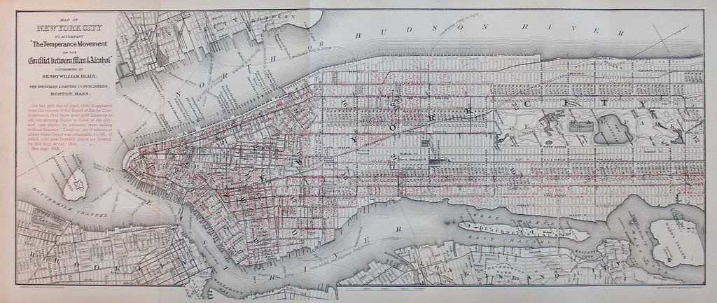 New York City (Temperance) – The Old Map Gallery