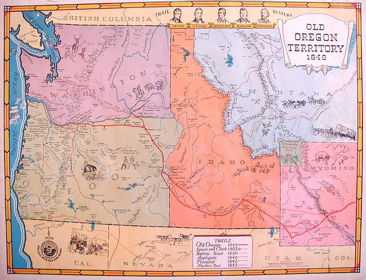 Old Oregon Territory – The Old Map Gallery