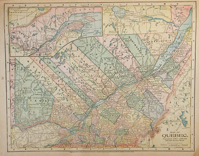 Map of Quebec – The Old Map Gallery